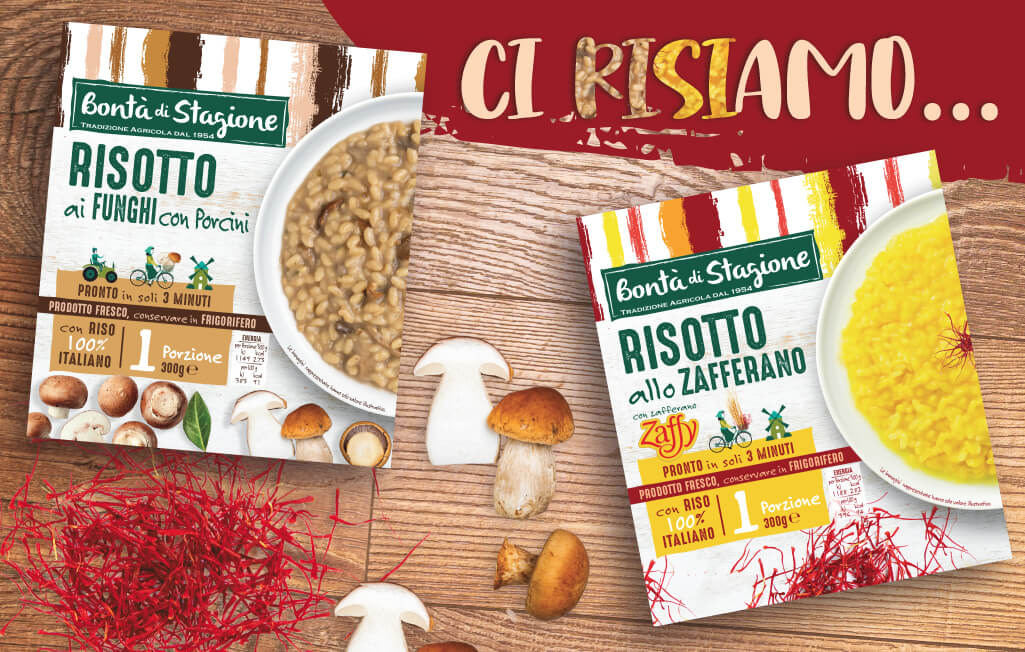 Ci RISIAMO... Due nuovi risotti per la stagione autunno/inverno 2021 ...
